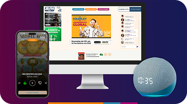 Mídia Kit | Áudio Digital | Rádio JB FM - 99,9 RJ & Online